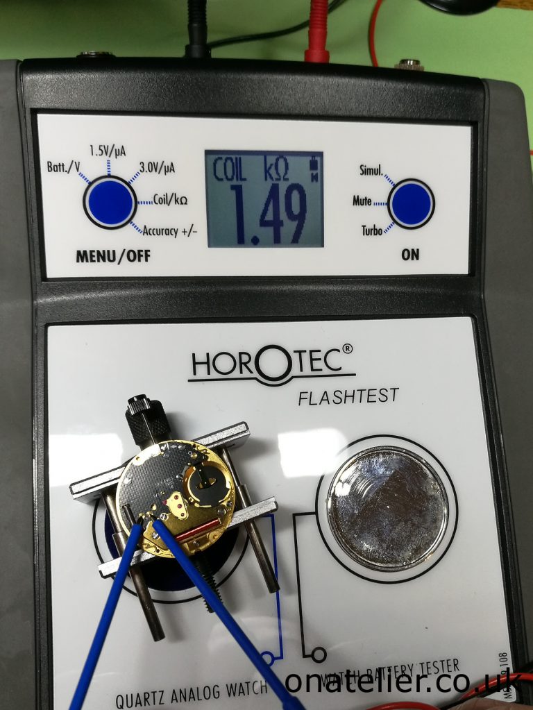 New equipment in the workshop (Quartz testing) - Horotec Flashtest
